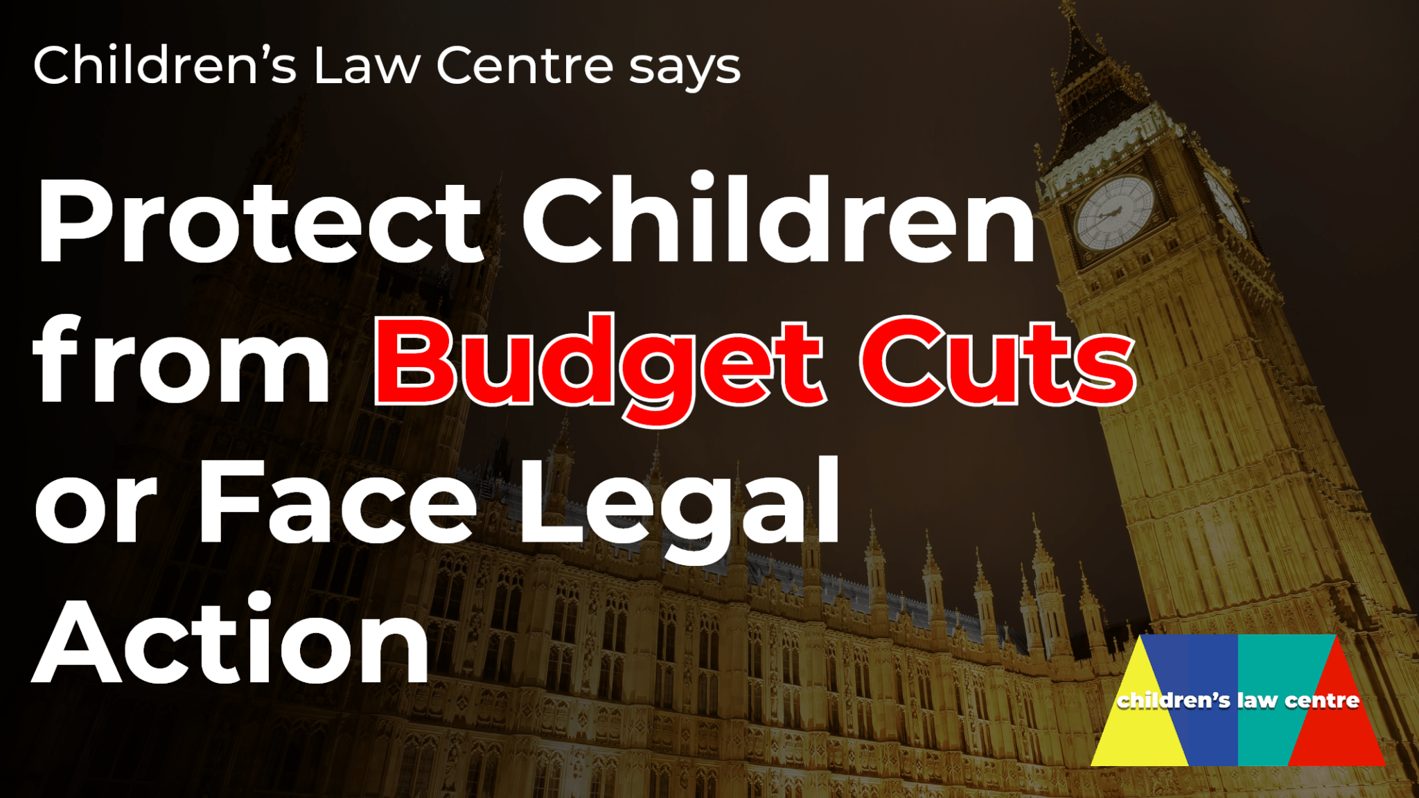 Protect Children from Budget Cuts or Face Legal Action – Children’s Law ...